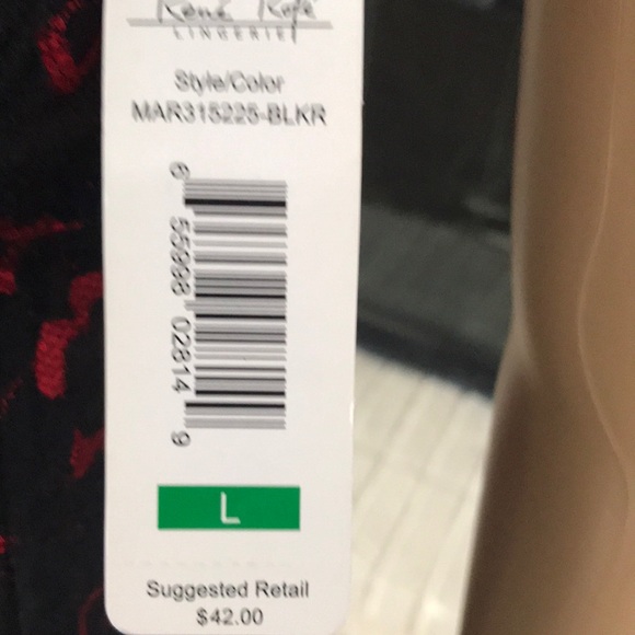 Rene Rofe | Intimates & Sleepwear | Sexy Red And Black Intimate Apparel ...